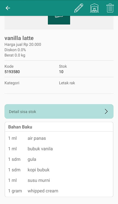 Cara Menambah Bahan Baku