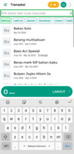 Cara Transaksi dengan Alat Scan (Scanner)