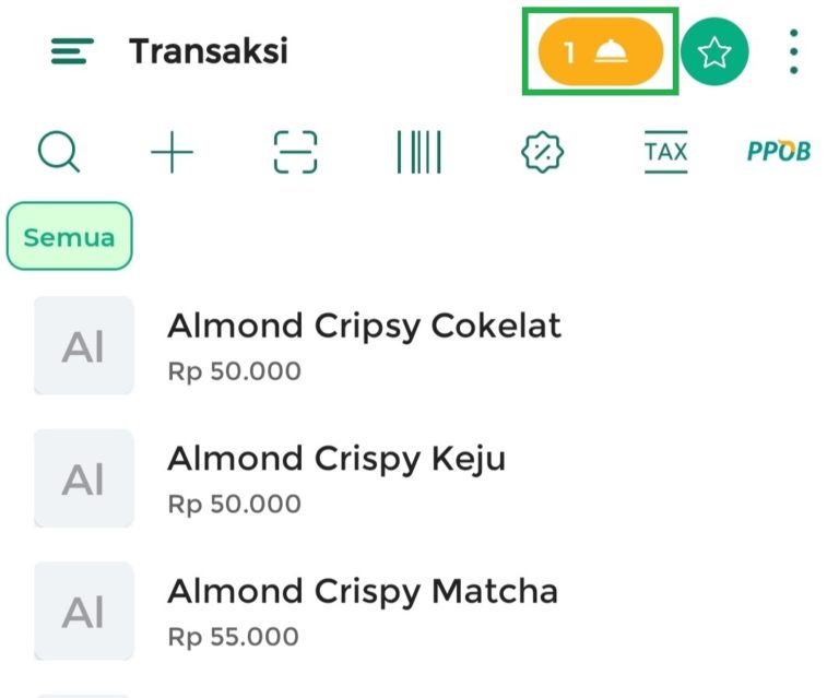 Cara Membuat dan Mencetak Pesanan
