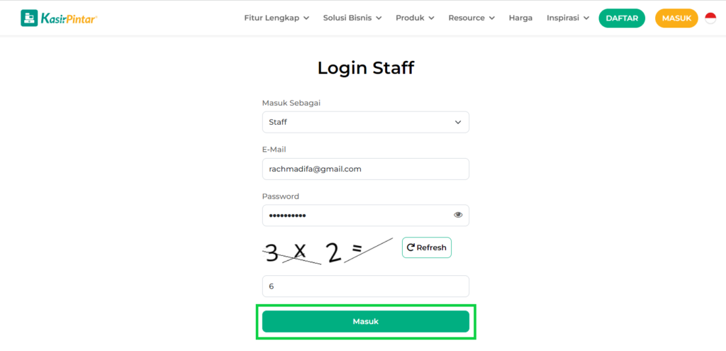 Cara Menambah Akun Staf & Login ke Akun Staf (Website / Back Ofice)