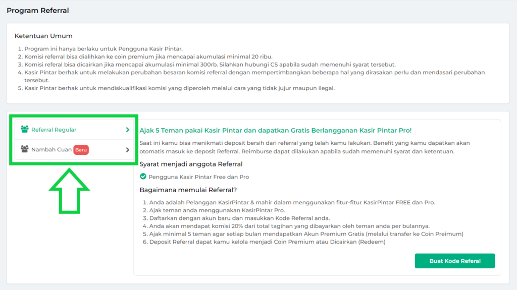 Cara Membuat Kode Referral