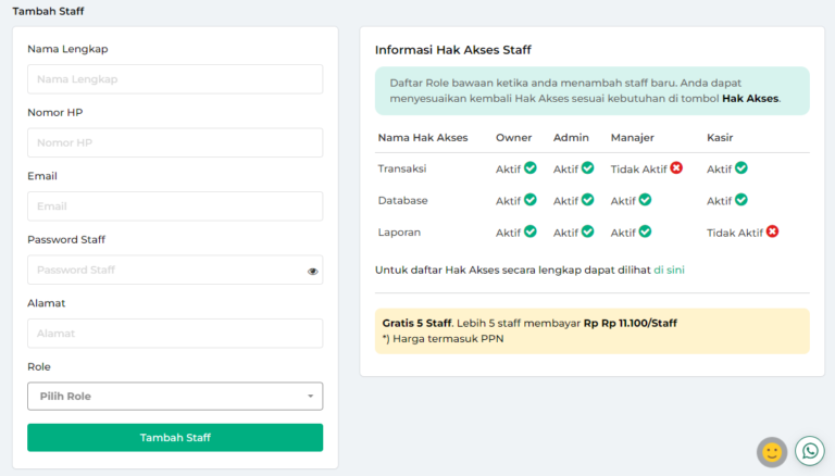 Cara Menambah Akun Staf & Login ke Akun Staf (Website / Back Ofice)