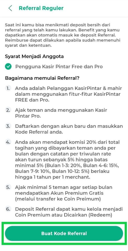 Cara Membuat Kode Referral