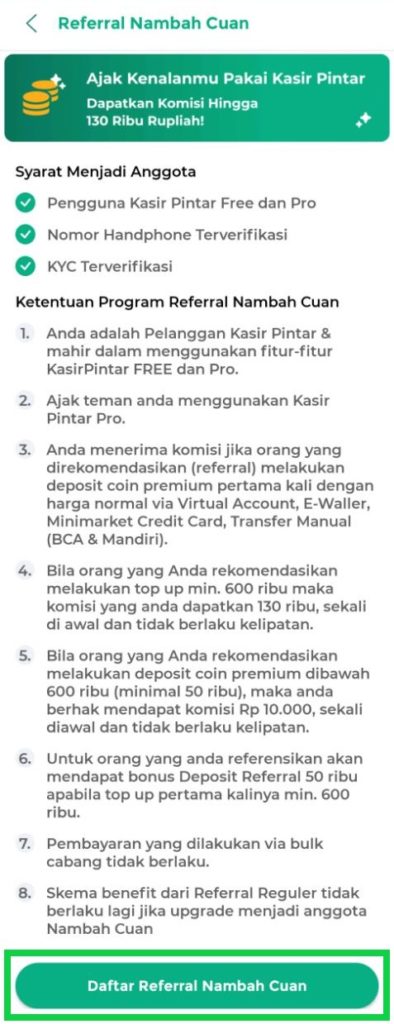Cara Membuat Kode Referral