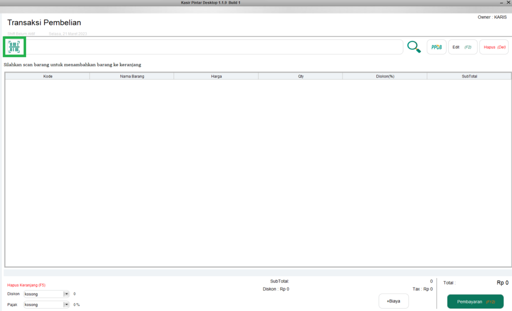 Cara Transaksi Pembelian Barang ke Supplier