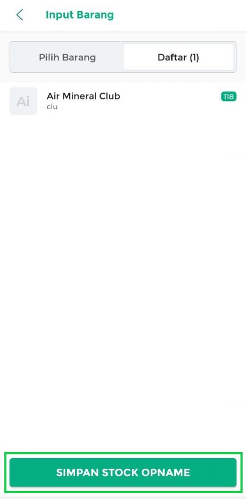 Stok Opname via Android