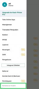 Cara Sinkronisasi pada Sidebar Aplikasi Kasir Pintar