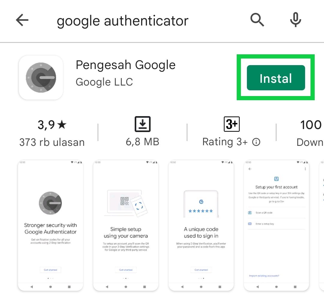 Cara Mengaktifkan Verifikasi Dua Langkah Menggunakan Google Authenticator
