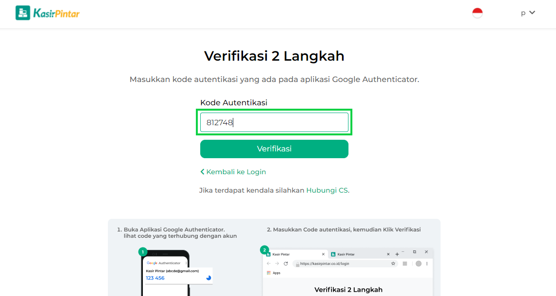 Cara Mengaktifkan Verifikasi Dua Langkah Menggunakan Google Authenticator