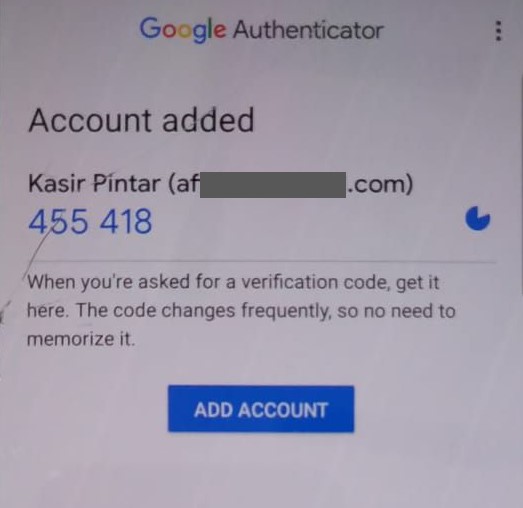 Cara Mengaktifkan Verifikasi Dua Langkah Menggunakan Google Authenticator