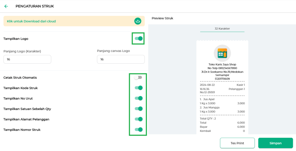 Cara Mencetak Struk dengan Kertas Thermal 58 mm (Kasir Pintar POS Desktop)