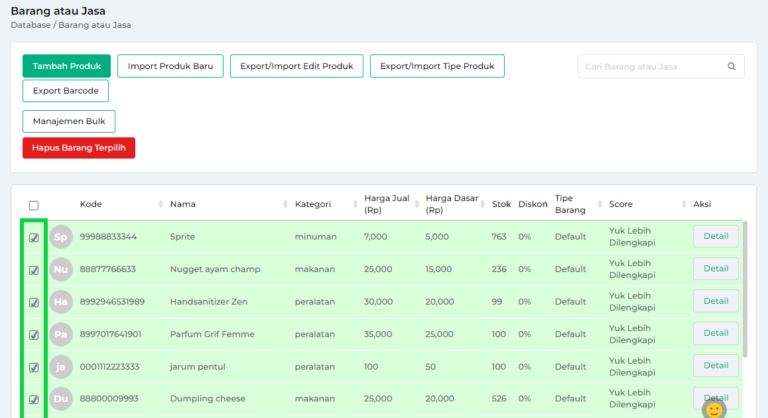Cara Export QR Code Barang