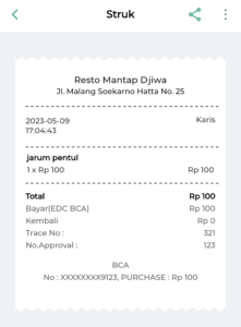 Cara Transaksi dengan Metode Pembayaran EDC BCA (Kasir Pintar POS iOS)