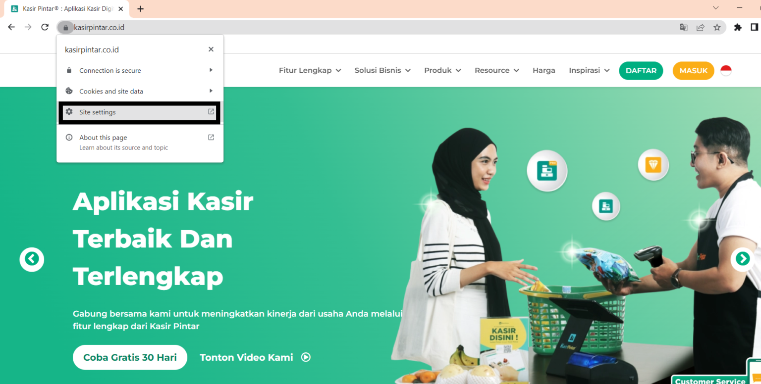 Bagaimana Cara Clear Cache Website Kasir Pintar pada Browser?