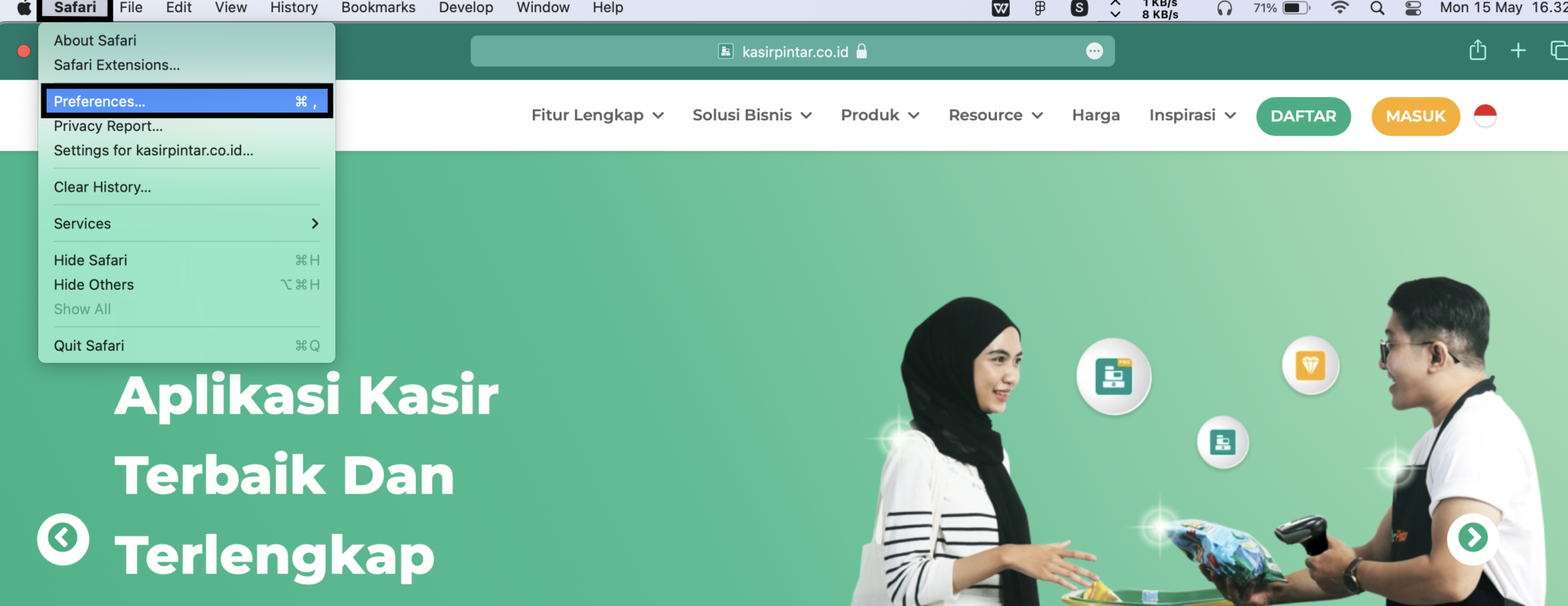 Bagaimana Cara Clear Cache Website Kasir Pintar pada Browser?