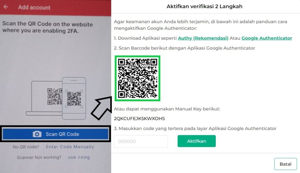 Cara Mengaktifkan Verifikasi Dua Langkah dengan Authy Authenticator
