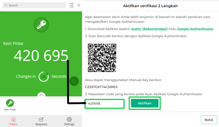 Cara Mengaktifkan Verifikasi Dua Langkah dengan Authy Authenticator