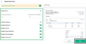 Cara Cetak Struk untuk Kertas A4