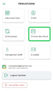 Cara Mengatur Printer (Kasir Pintar POS)