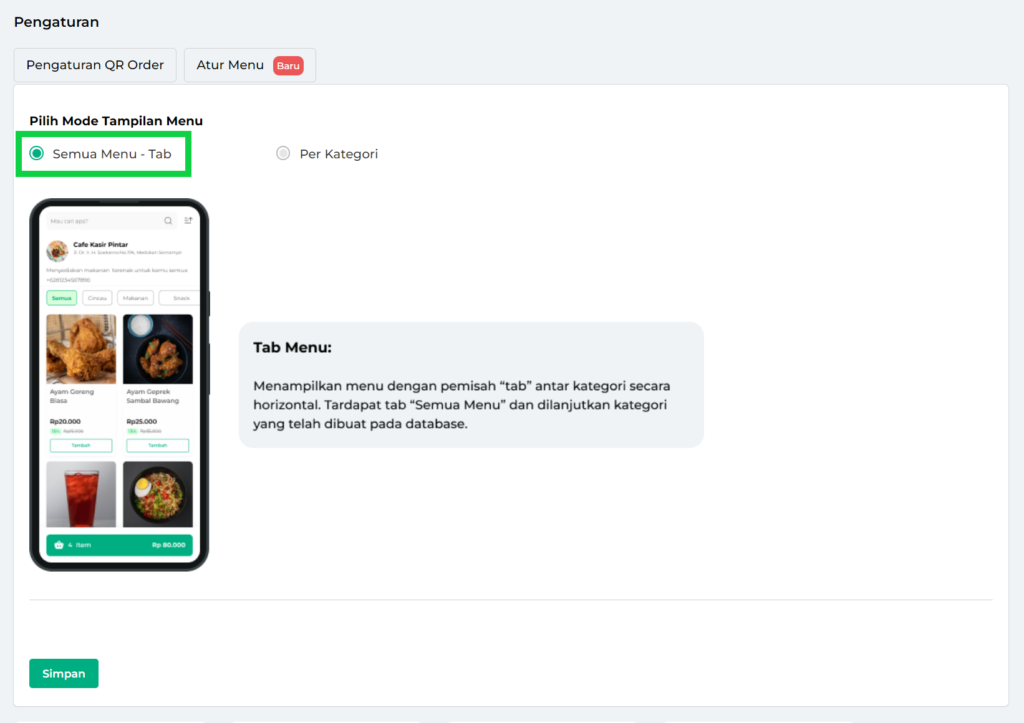 Cara Mengatur Kategori pada Katalog Menu (Fitur QR Order & QR Meja)