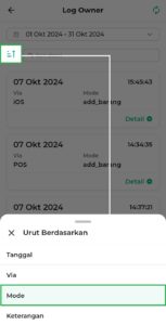 Cara Melihat Log Owner (Kasir Pintar Dashboard)