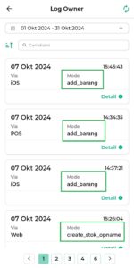 Cara Melihat Log Owner (Kasir Pintar Dashboard)