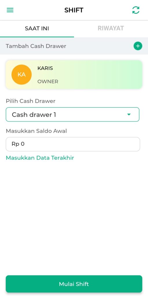 Cara Menggunakan Fitur Shift (Kasir Pintar POS)
