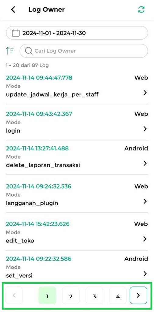 Cara Melihat Log Owner (Kasir Pintar Pro)