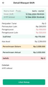 Cara Menggunakan Fitur Shift (Kasir Pintar Dashboard)