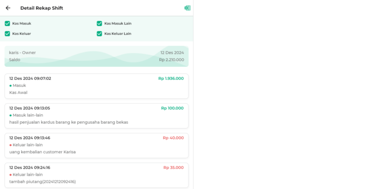 Cara Menggunakan Fitur Shift (Kasir Pintar Dashboard)