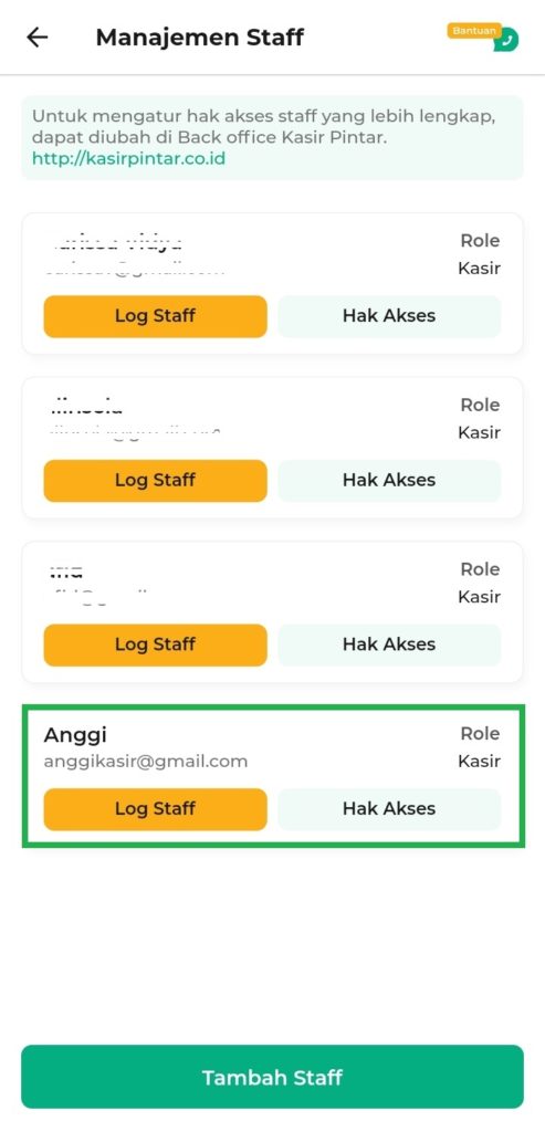 Cara Menambah Akun Staf & Login ke Akun Staf (Kasir Pintar Dashboard)