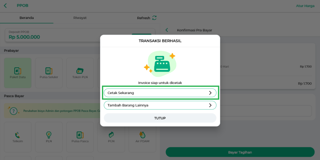 Cara Transaksi PPOB (Kasir Pintar POS versi Desktop)